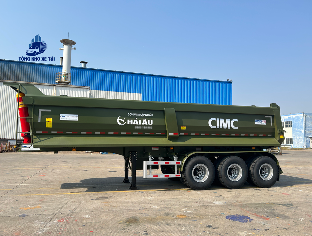 MÓC BEN CIMC 23.5 KHỐI THÙNG U (VÁT) NHẬP KHẨU