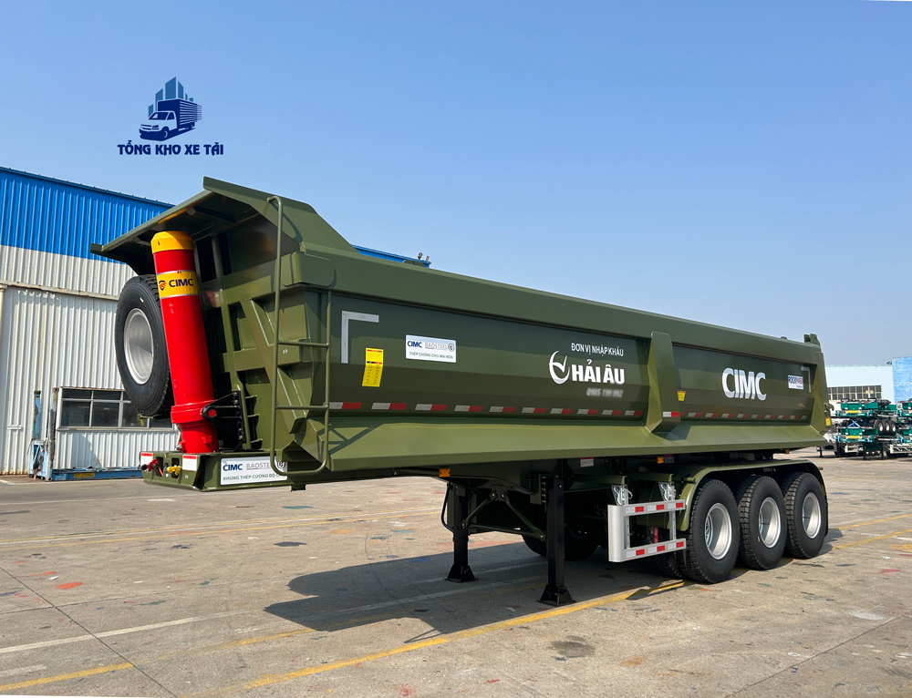 MÓC BEN CIMC 23.5 KHỐI THÙNG U (VÁT) NHẬP KHẨU