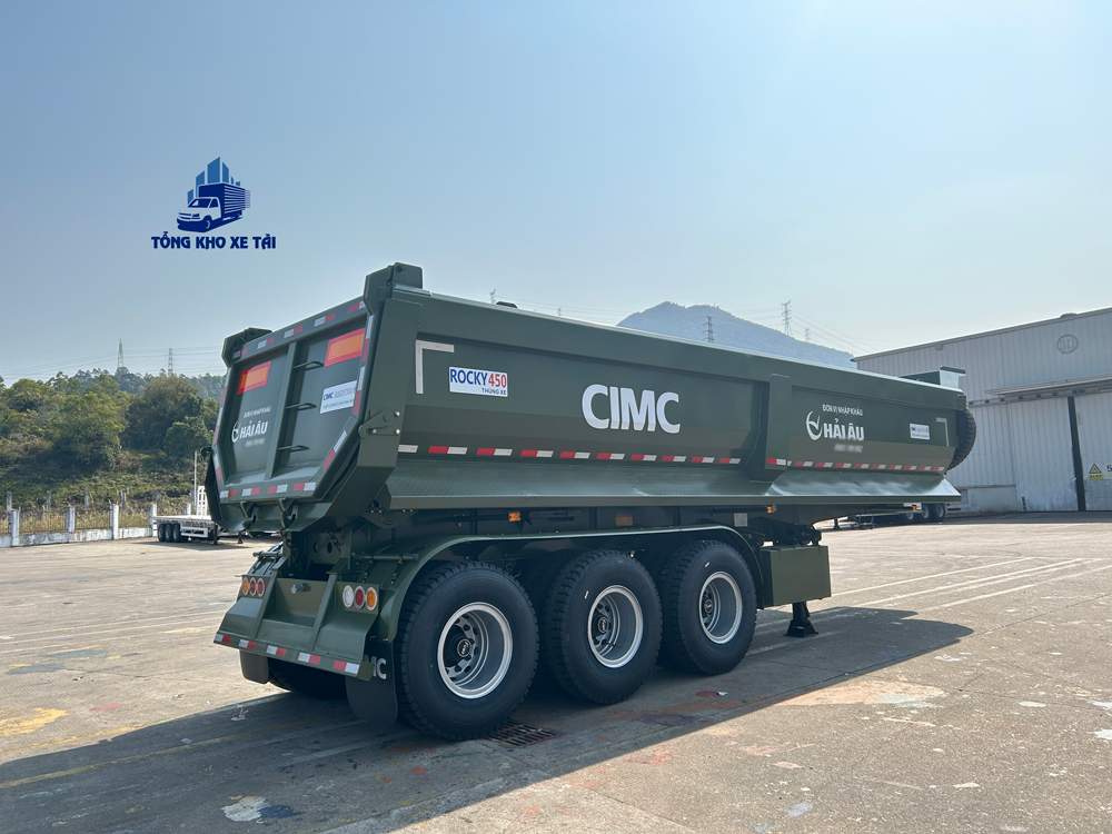 MÓC BEN CIMC 23.5 KHỐI THÙNG U (VÁT) NHẬP KHẨU