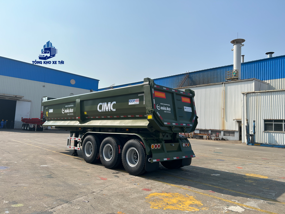 MÓC BEN CIMC 23.5 KHỐI THÙNG U (VÁT) NHẬP KHẨU