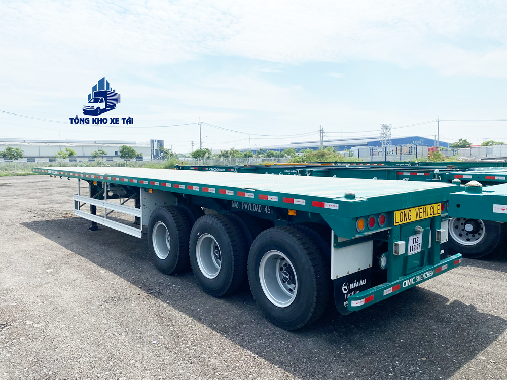 MÓC SÀN CIMC 45 FEET LỐP 12R22.5 VÀ 12R20 LOẠI 1- 2025